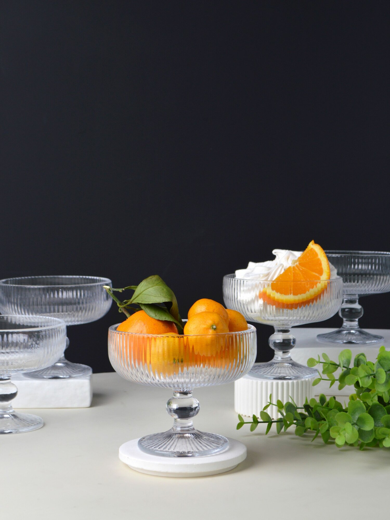 Набор креманок для десерта и мороженого 280 мл 6 шт MGline Gatsby