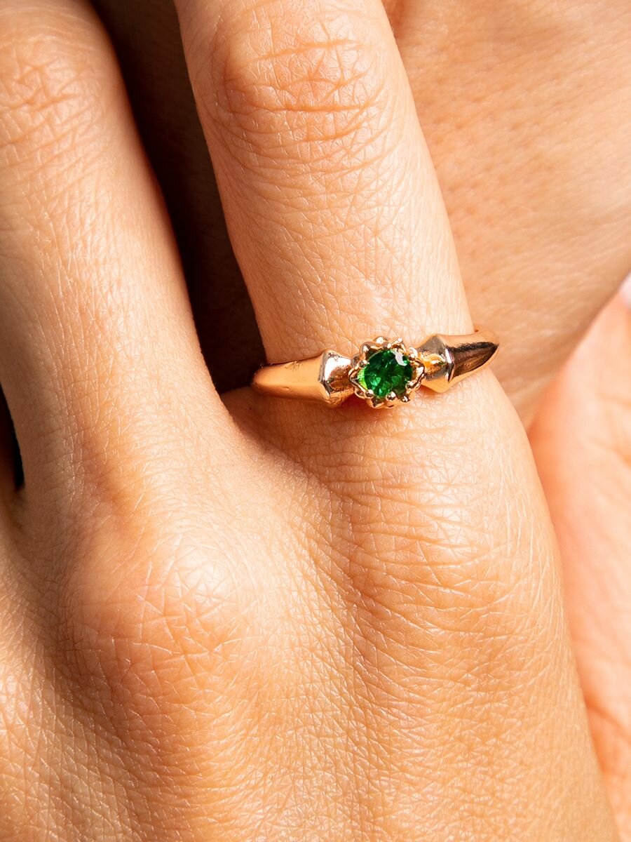 Кольцо, искусственный камень