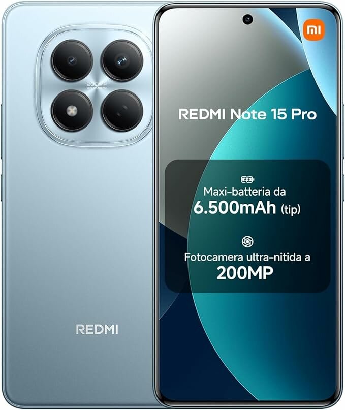 Смартфон Redmi Note 15 Pro RU 12+256 Glacier Blue