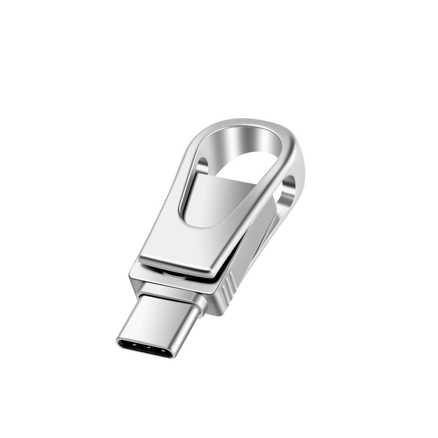 USB-флешка для мобильного телефона 64 ГБ, Type-C, высокоскоростное хранилище, 128 ГБ, большая емкость, металлическая мини-флешка с двойным использованием, настраиваемая