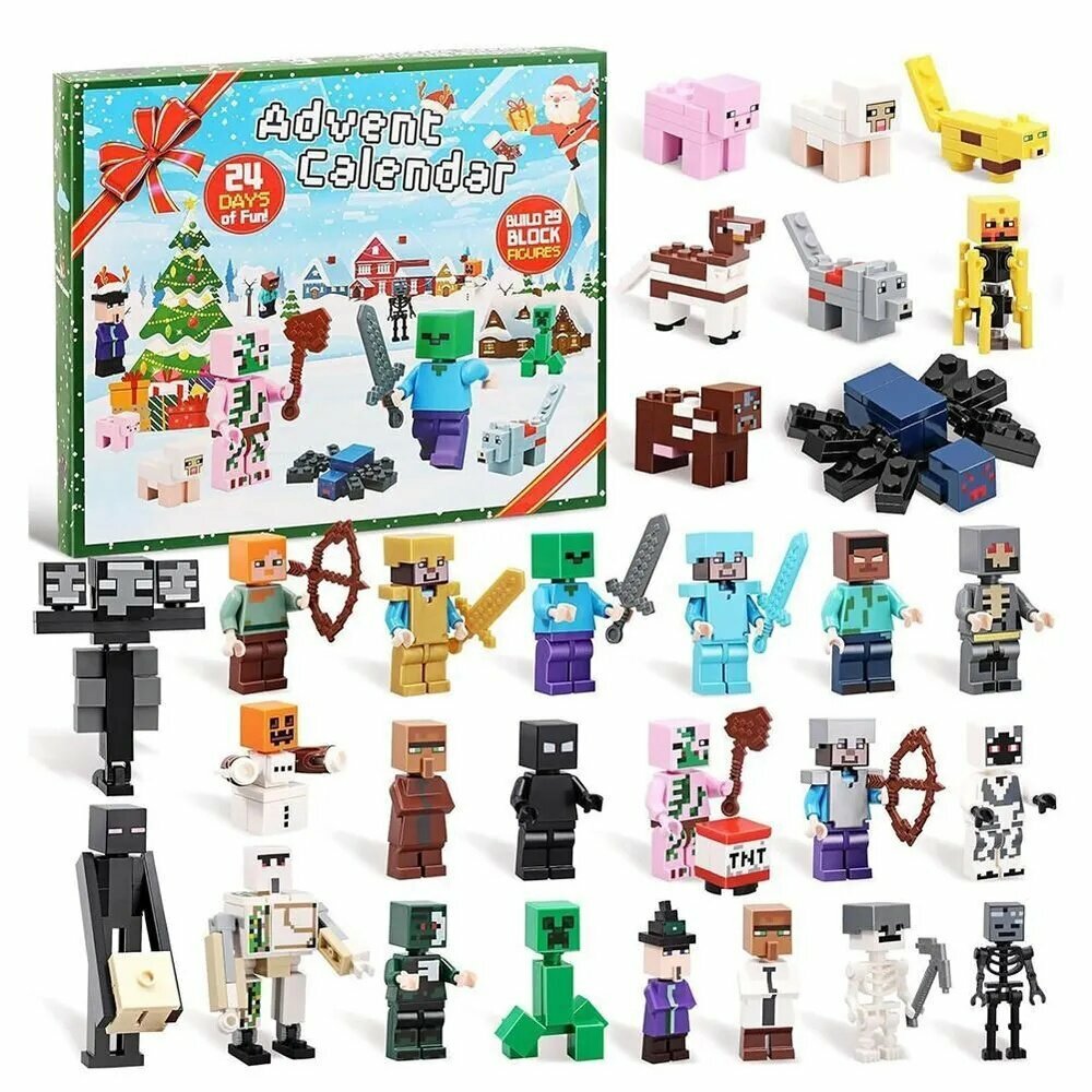 Лего Майнкрафт фигурки игрушки 29 героев