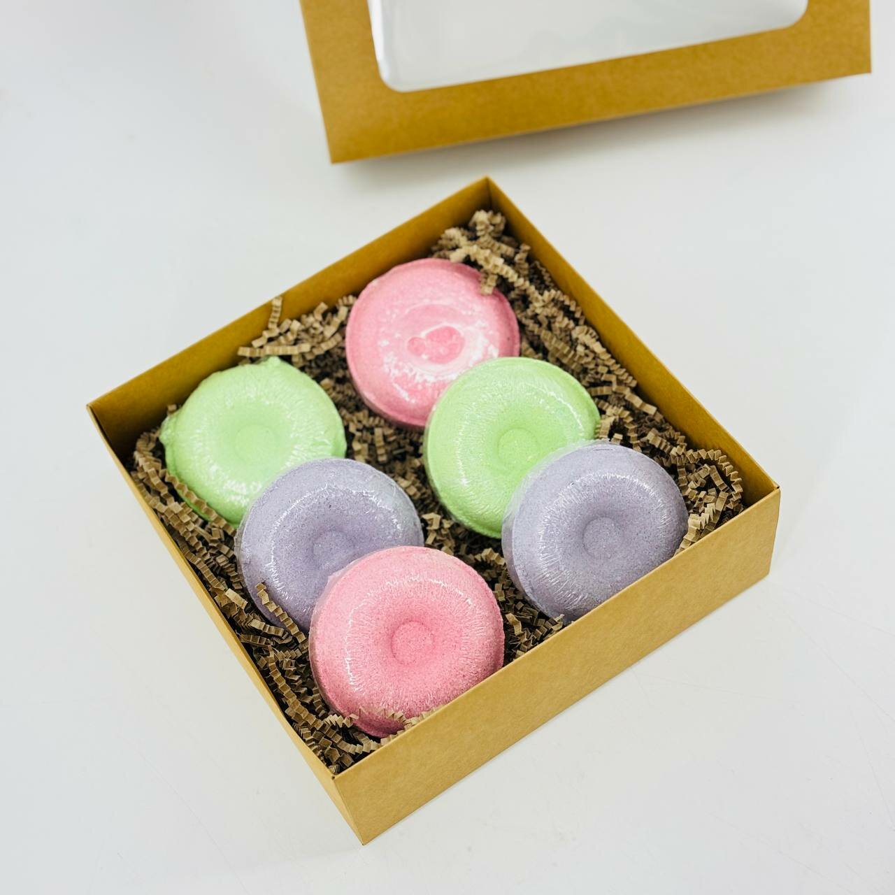 Бомбочки бурлящие пончики. Подарочный набор спа