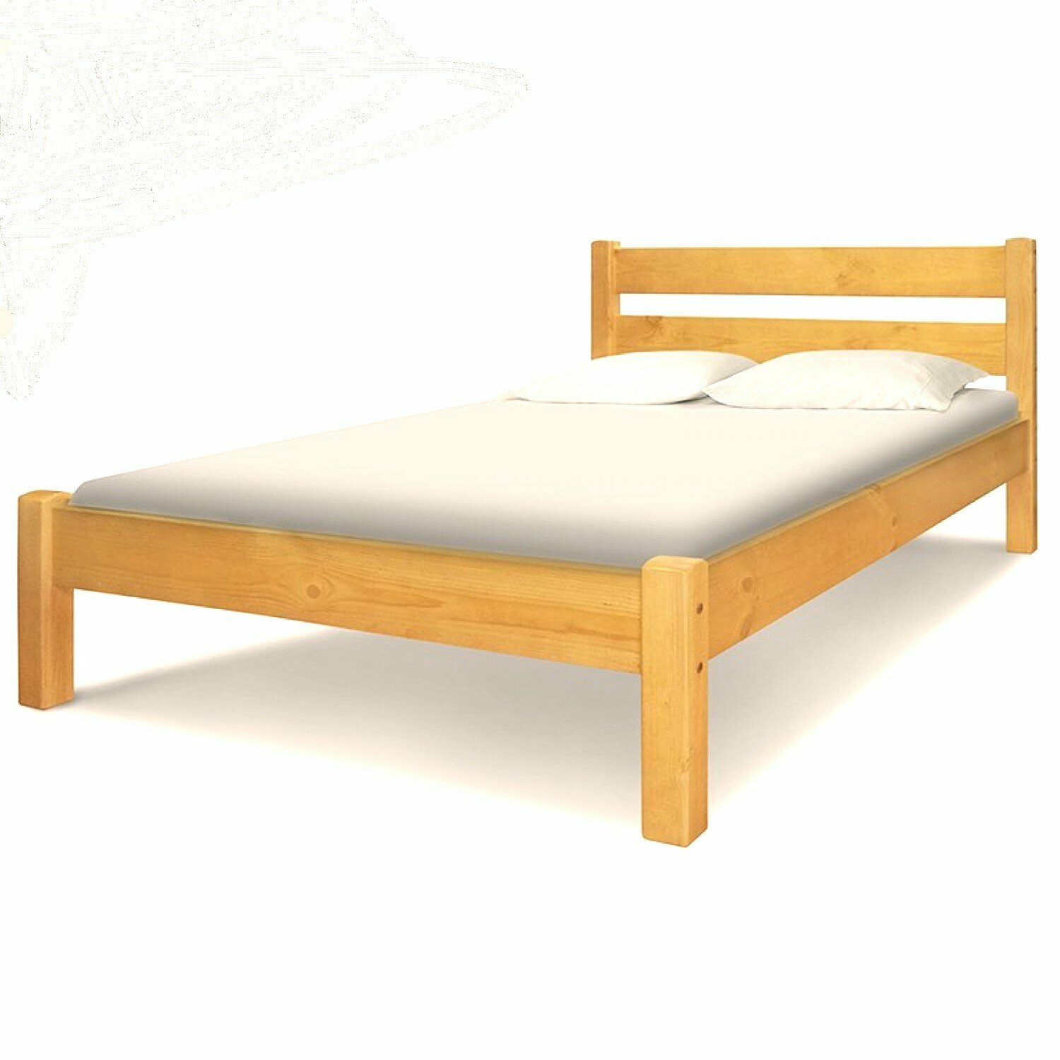 Односпальная кровать из массива дерева 100x200