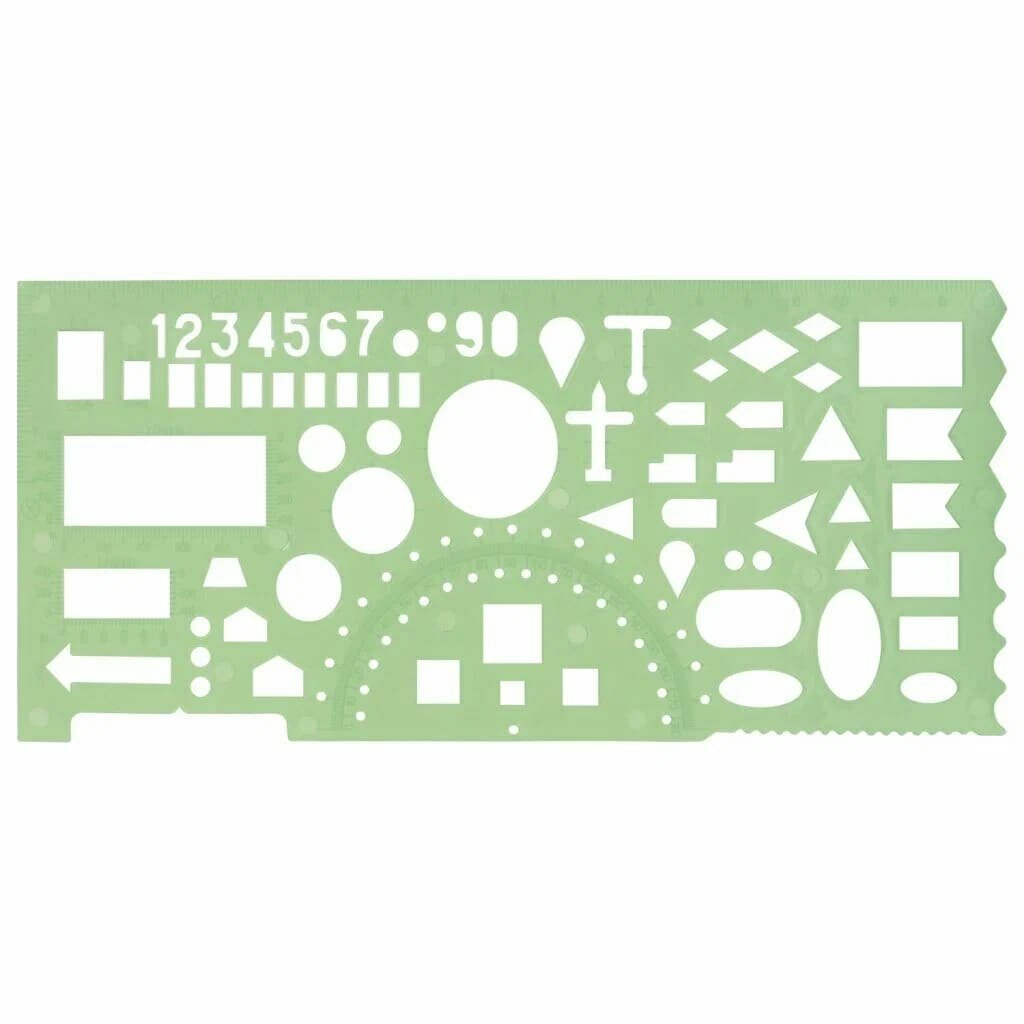 Линейка офицерская, гибкая, б/цв, Brauberg