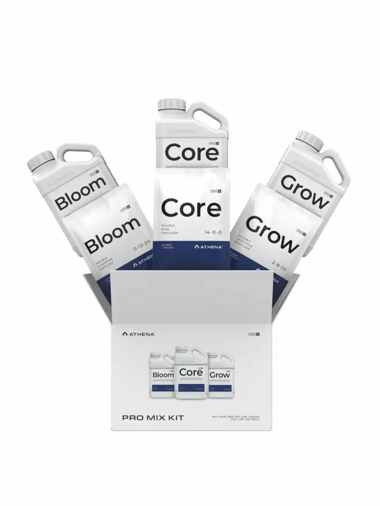Набор удобрений для выращивания растений Athena Pro Mix Kit (порошок)