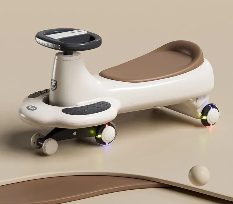 Электросамокат детский Электросамокат 电动扭扭车系列 светло-коричневый для мальчиков