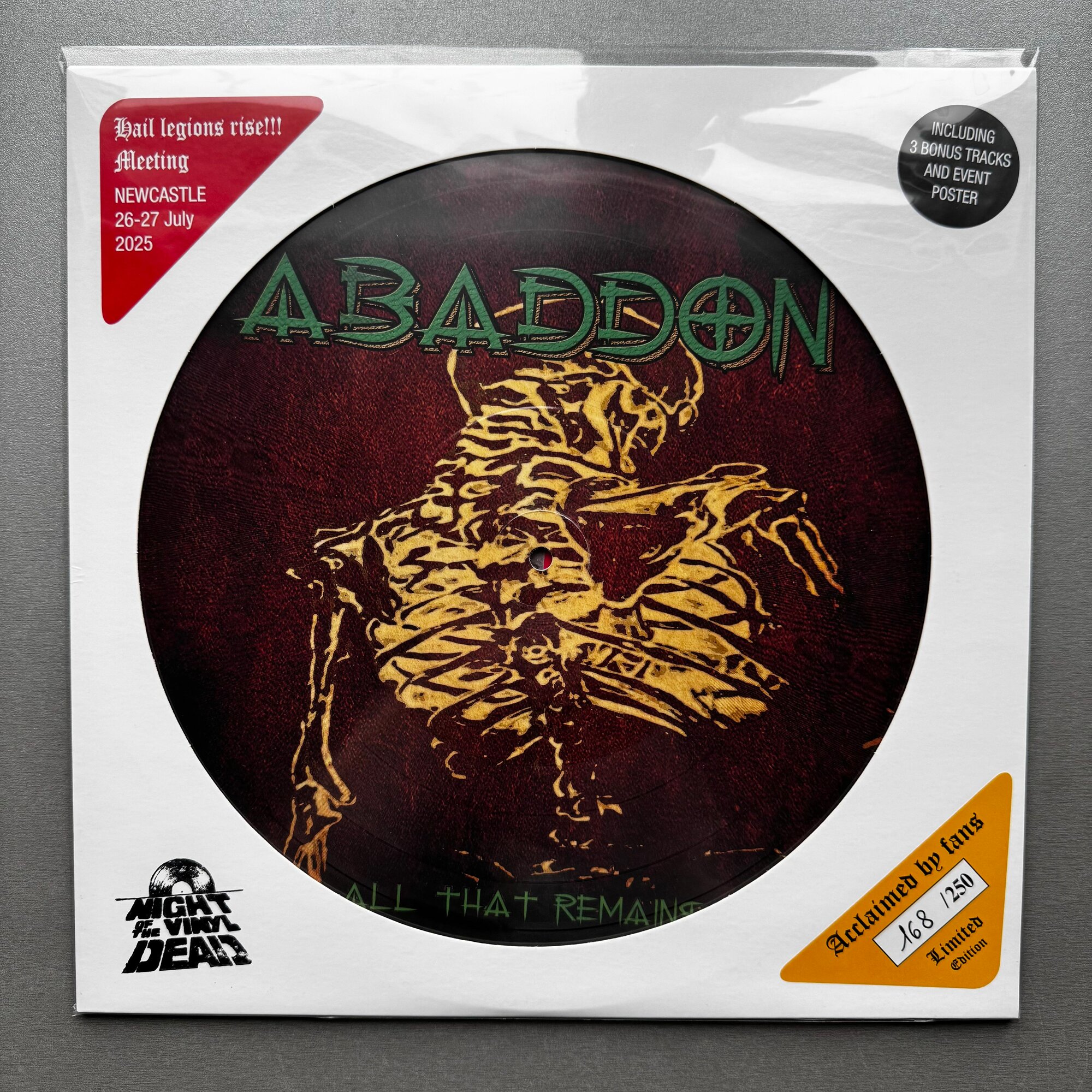 Abaddon - All That Remains (EP, 12", Night Of The Vinyl Dead) LTD 250 Picture (Виниловая пластинка)