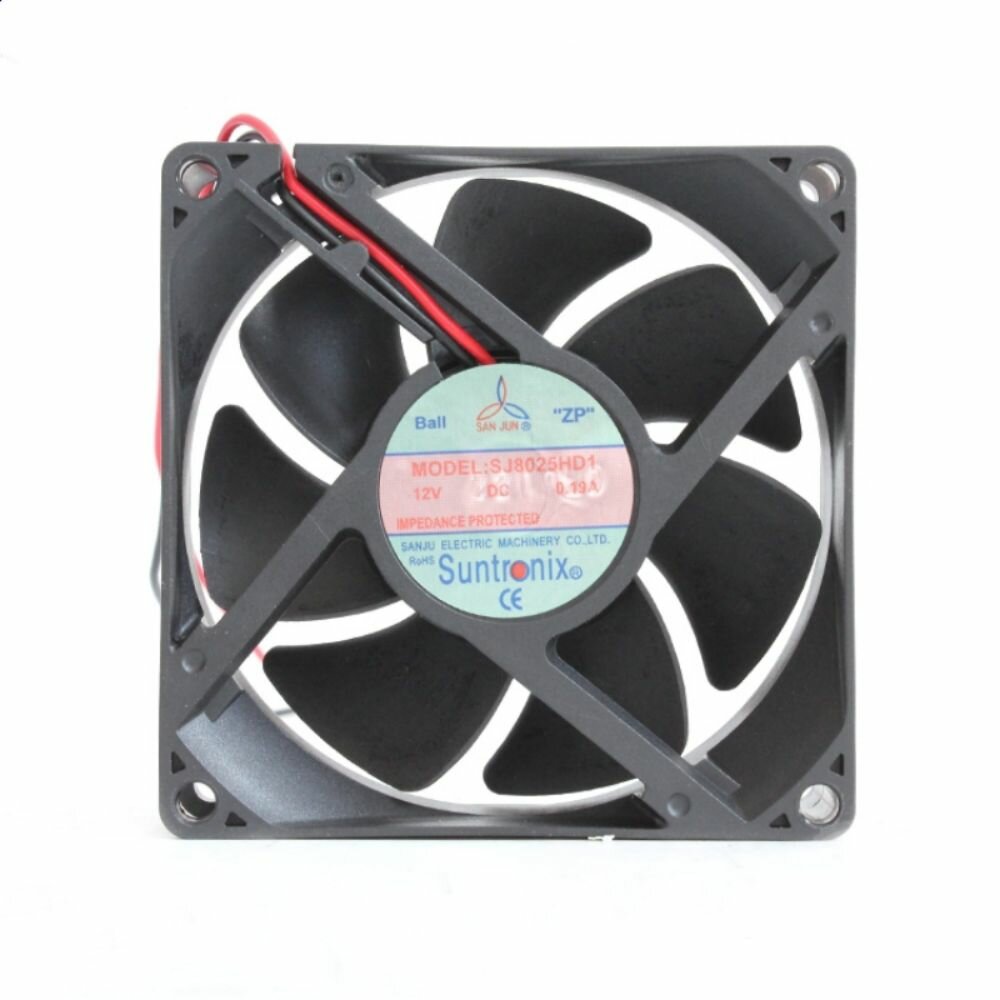 SJ8025HD1 инверторный охлаждающий вытяжной вентилятор 12 В 0.19A 80*80* 25 мм 4000 об/мин