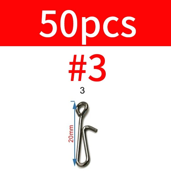 Соединители для рыбалки, Size 3, 50pcs