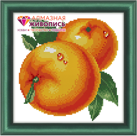 Картина стразами / алмазная мозаика «Цитрусы» (АЖ-130) Алмазная живопись