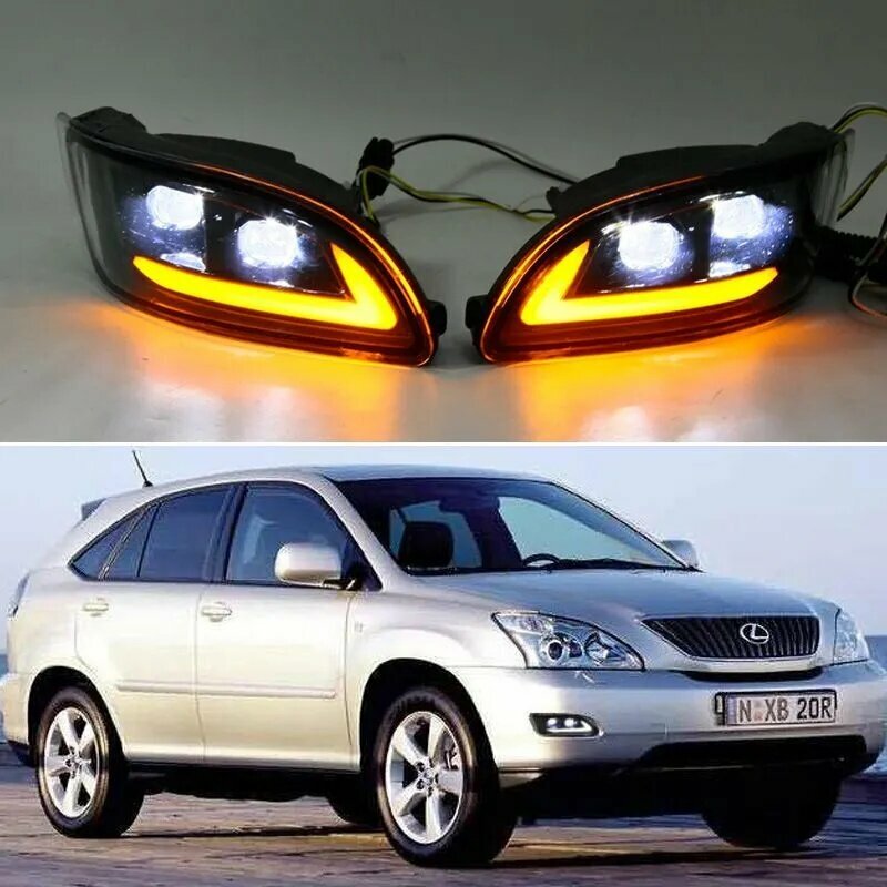 Фары автомобильные, 2 шт, арт. Лексус RX300 RX330 RX350 RX II 2003-2009
