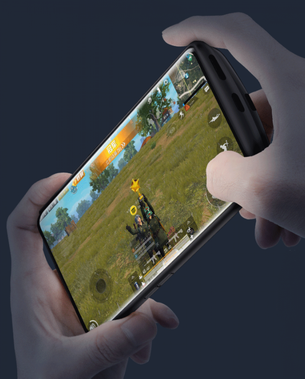 Чехол-бампер MyPads с аккумулятором 6800 mAh для Redmi Note 8 Pro черный