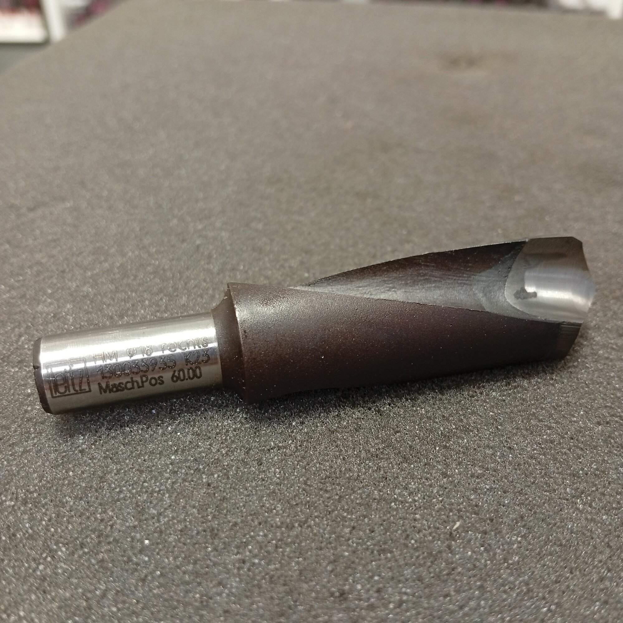 Сверло присадочное сквозное чашечное D 18x54 mm LEITZ ( Германия) S 10 L 77mm