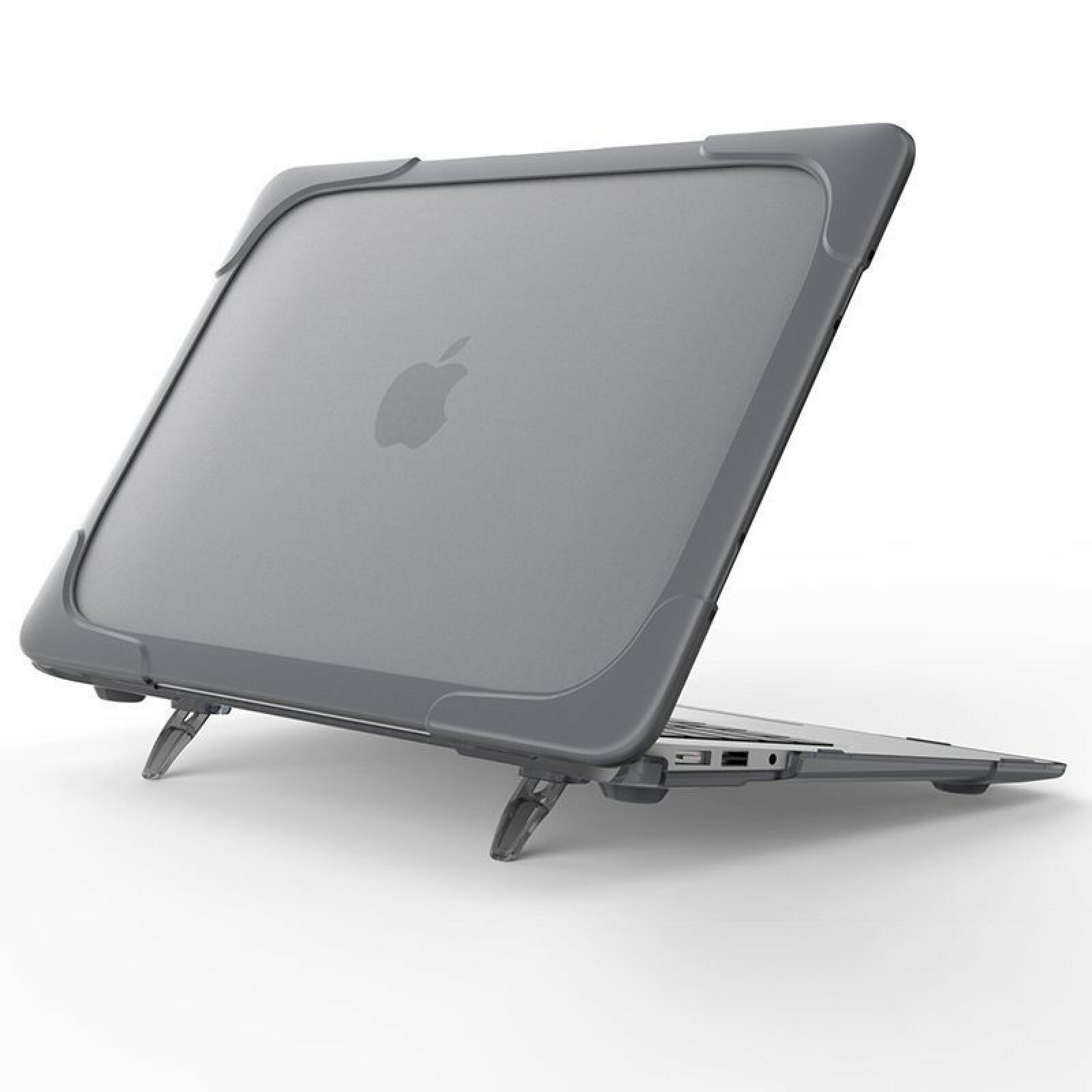 Чехол MyPads для MacBook Pro 16 дюймов A2141 2019-2020, прочный поликарбонат, прозрачный