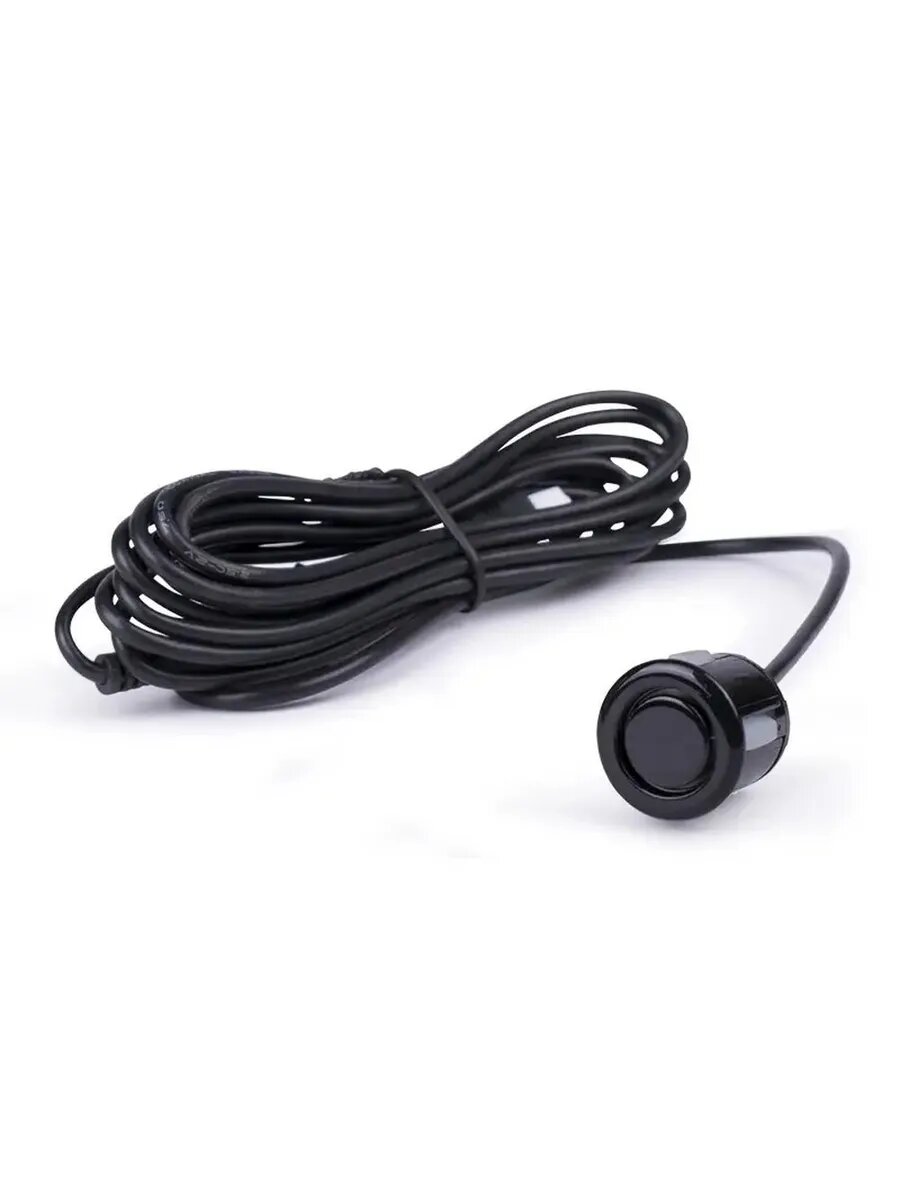 Датчик парктроника 18 мм черный с проводом 2.5 м