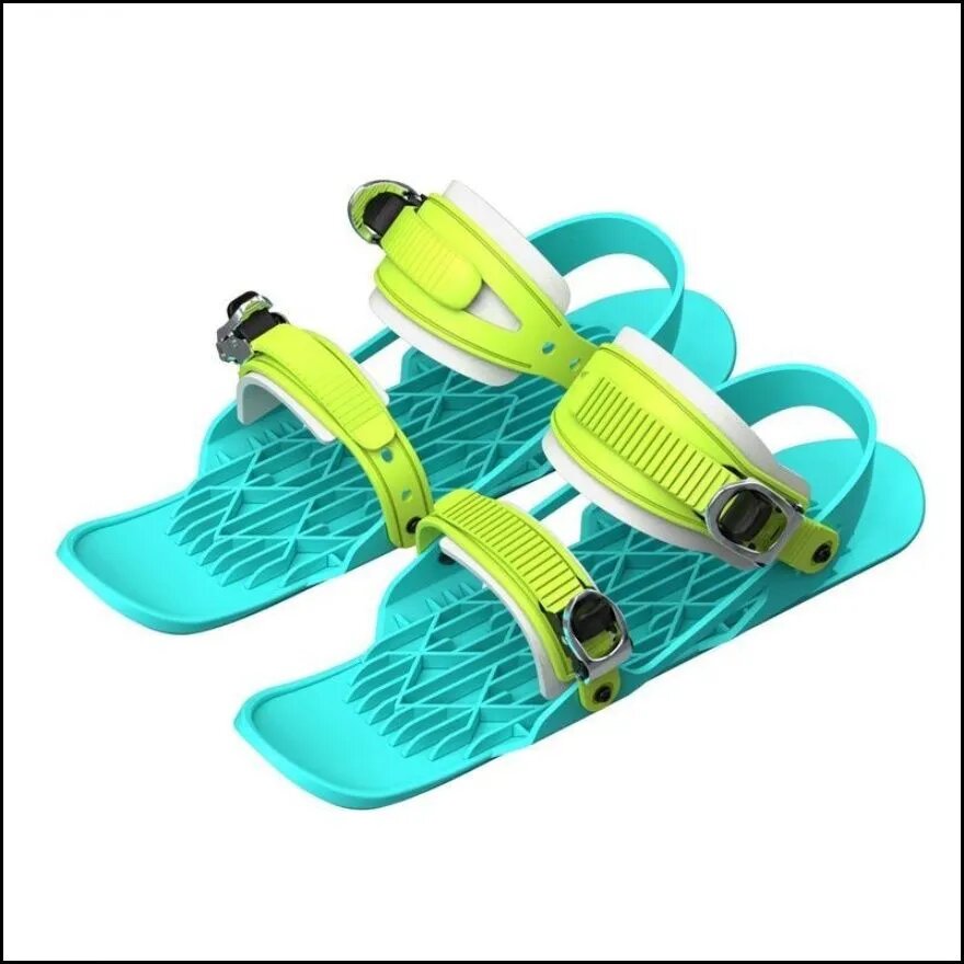 Снегоступы для прогулок и катания, пластик, синий цвет, размер 34-44, для женщин и мужчин