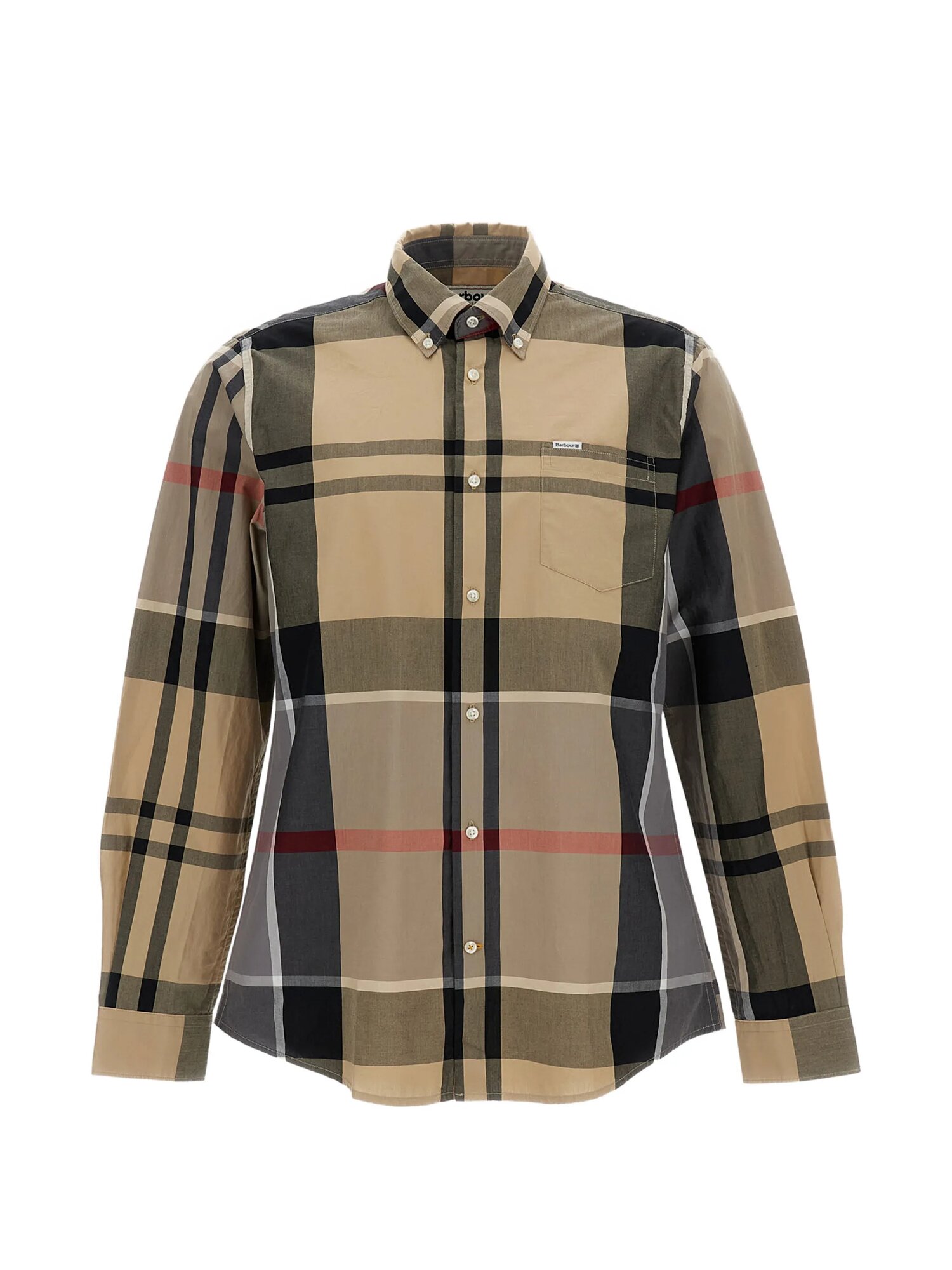 Рубашка Harris tartan-pattern button-up shirt