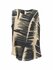 Топ KAOS Brushstroke print tank top, размер 44, black/black
