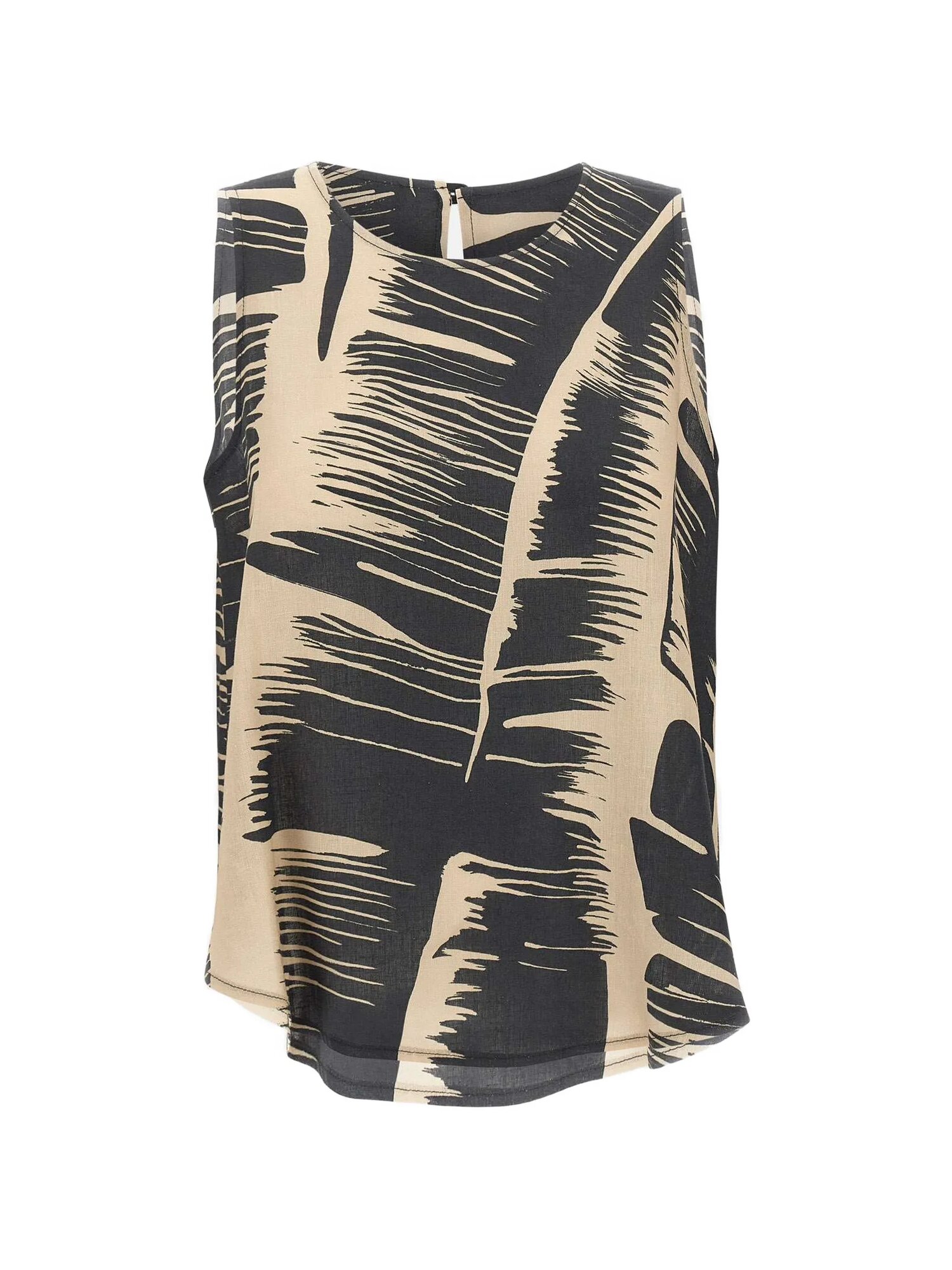 Топ Brushstroke print tank top