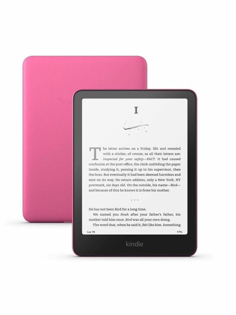 Электронная книга Amazon Kindle Paperwhite (12th Gen, 2024) 16GB Raspberry