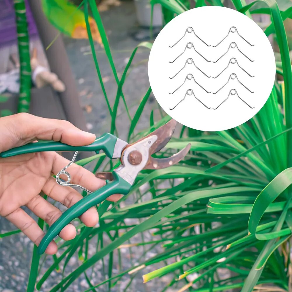 10 шт. ножницы для овец, секаторы, V-образные сменные пружины