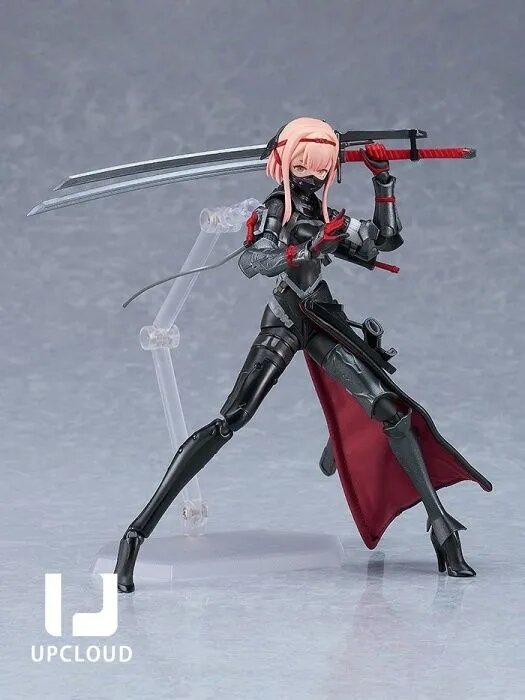 Маленькая скульптура, Figma Женщина-самурай, UPCLOUD Высота около 14 см