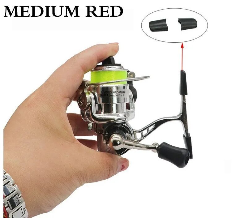 Рыболовное снаряжение мини-спиннинг 100-го типа, металлический корпус, колесо для подледной рыбалки на большие расстояния, карманное рыболовное колесо
