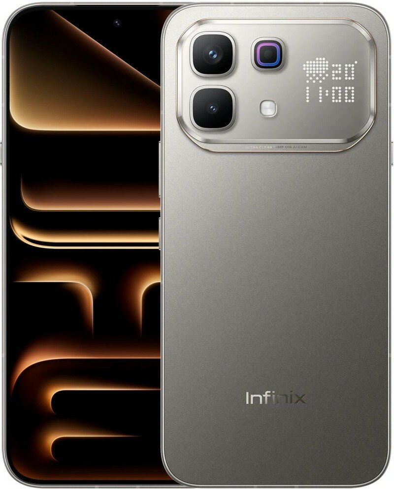 6.78" Смартфон INFINIX Note 60 Pro 8/256Gb, X6878, NFC, AMOLED, 144Гц, 6500мAч, титан