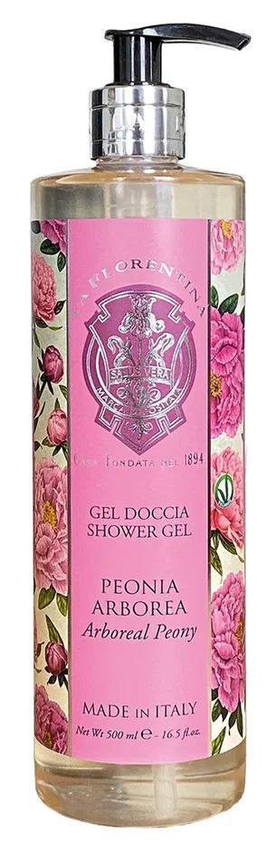 La florentina гель для душа изысканный пион 500 мл