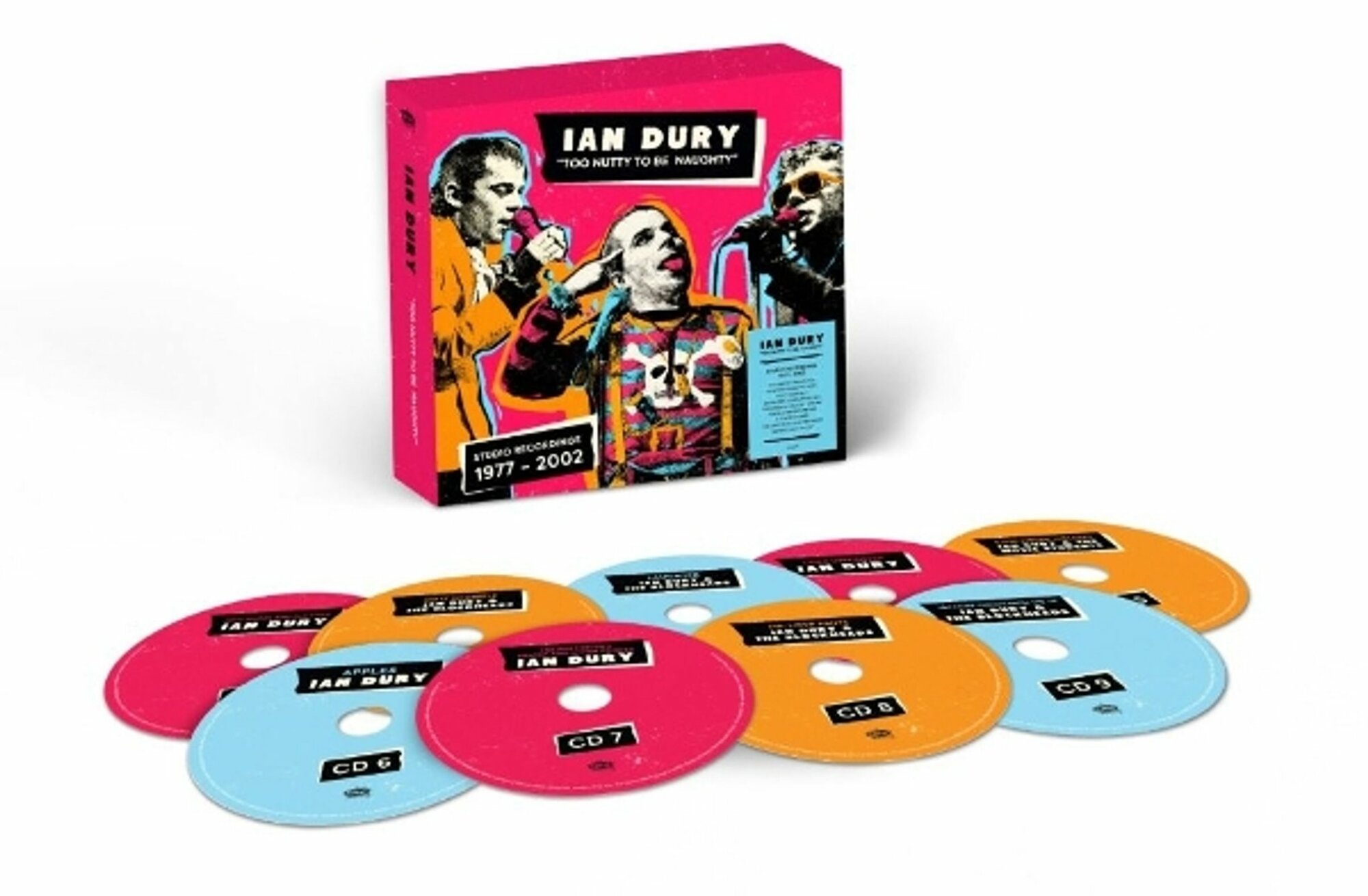 Компакт-диск Ian Dury - Too Nutty To Be Naughty: Studio Recordings 1977 - 2002 (9 CD) (9 CD)