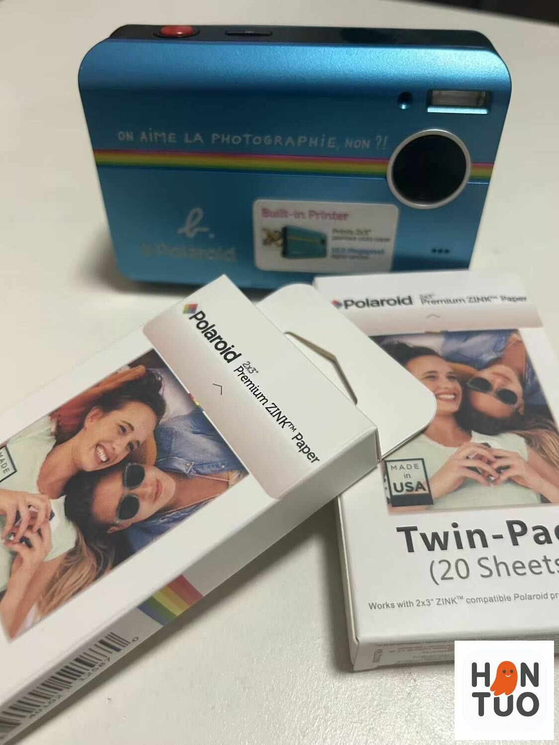 Polaroid 2x3 Высококачественная цинковая фотобумага (20 упаковок), совместимая с фотоаппаратом Polaroid Mint, камерами мгновенной печати Snap/Snap Touch