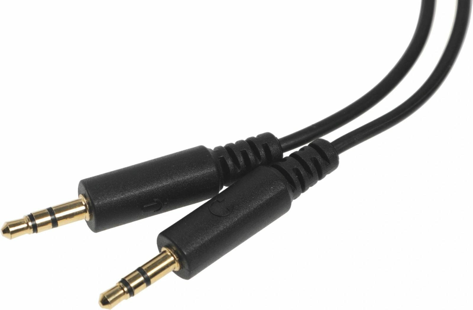 Адаптер-переходник A4Tech аудио, Jack 3,5 f/2хJack 3,5 m 0,2 м, черный (AD-4P)