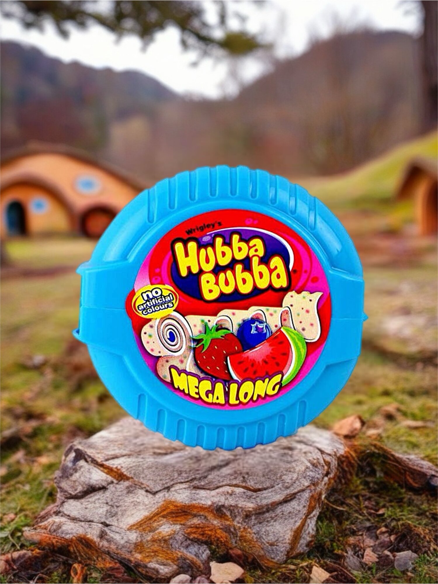 Жевательная резинка Wrigley's Hubba Bubba Mega Long ягодный микс, 56 г (Германия)