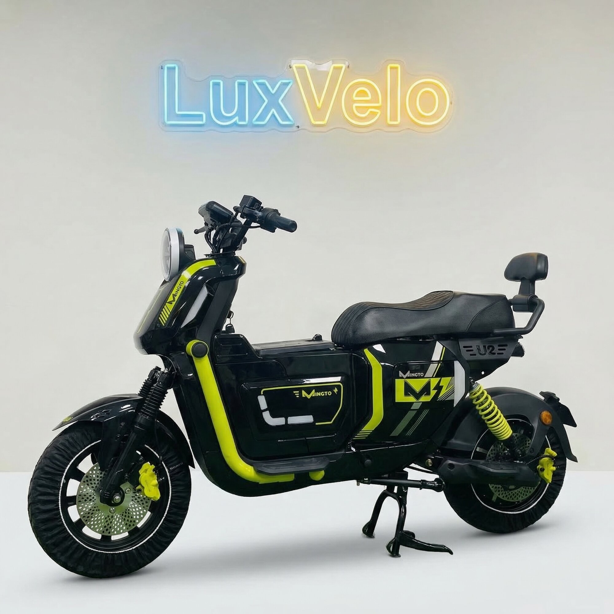 Электроскутер Mingto U2 Pro 2000 Ватт; 60V/33Ah LiFePo4; контроллер 50A (пик 3000W)