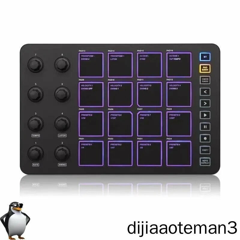 M-VAVE SMC-PAD Беспроводной MIDI-контроллер