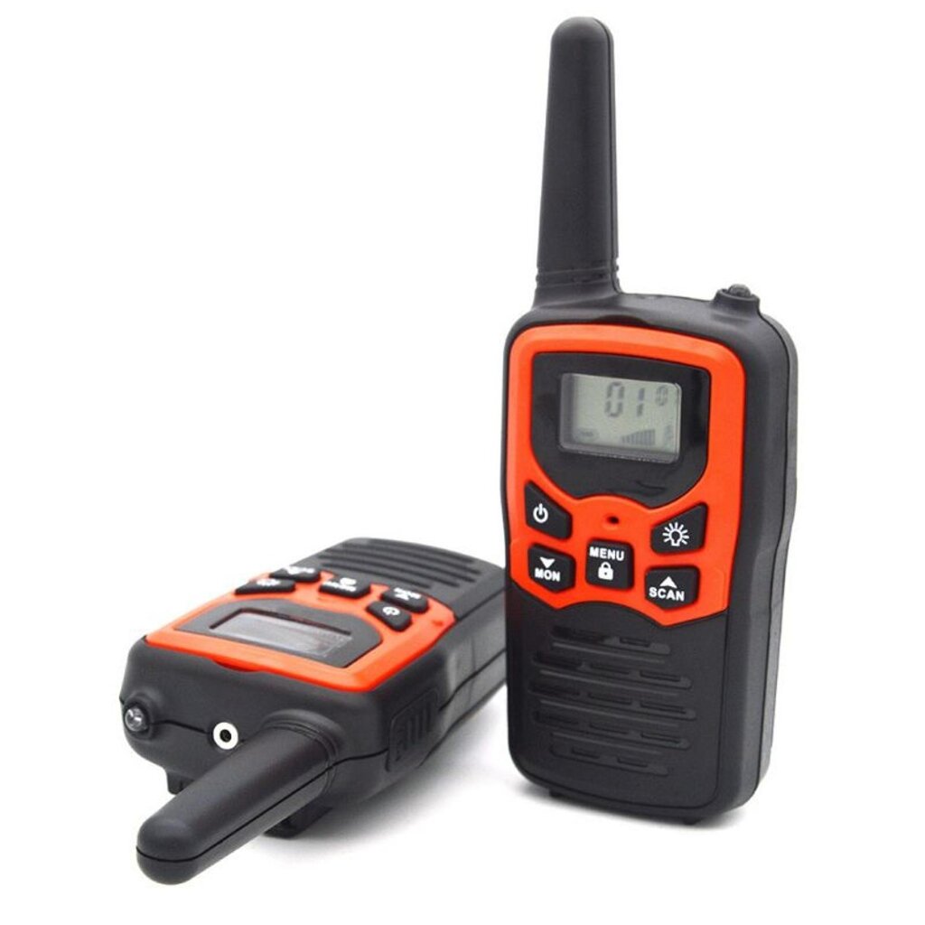 1 набор из 4шт оранжевых гражданских бытовых игрушек walkie-talkie-4 штуки
