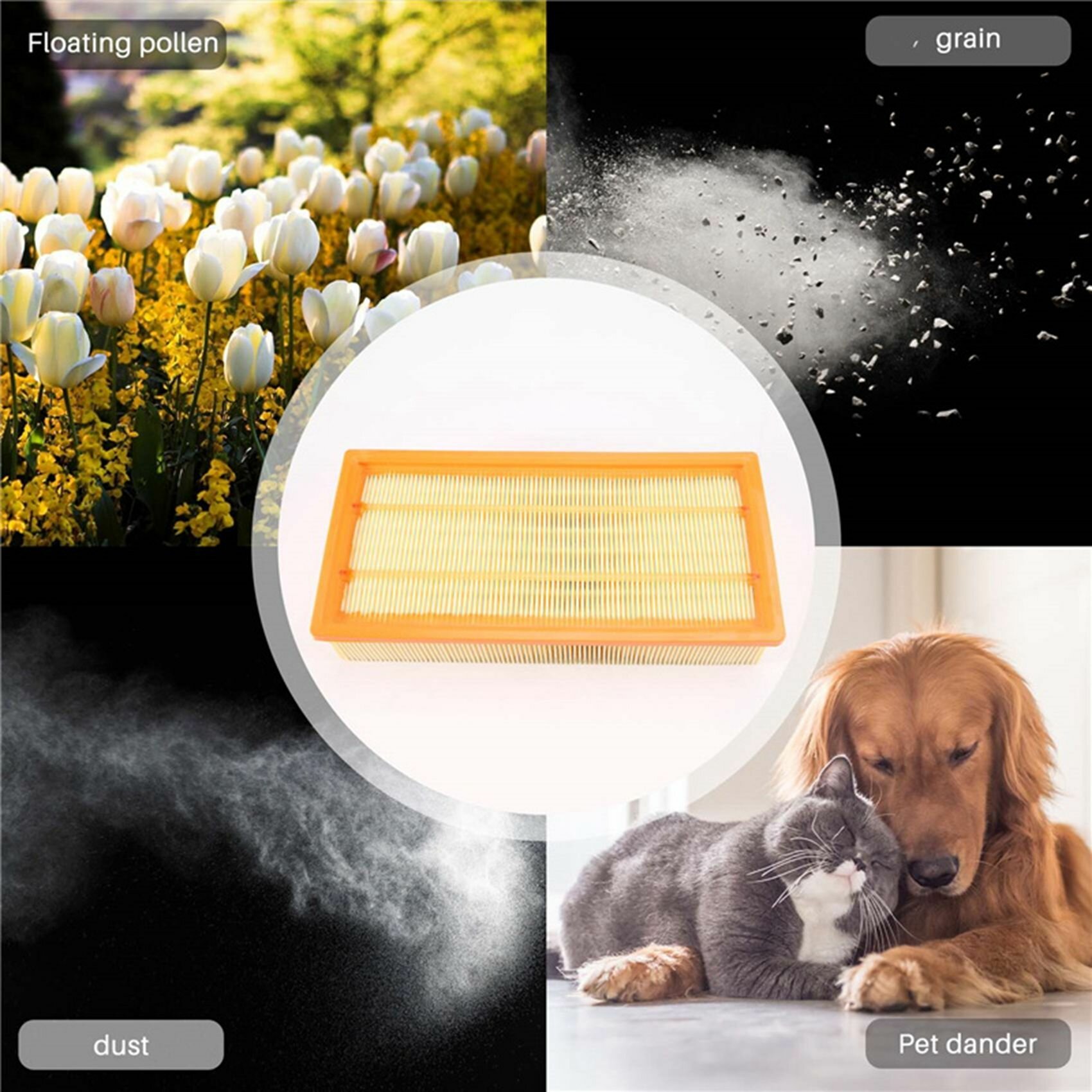 Фильтр для Karcher NT65/2 Ap Eco NT72/2 Eco Tc NT75/2 Ap Me Tc