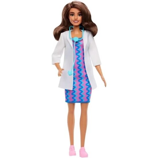 Кукла Barbie JKF76 Доктор с фонендоскопом