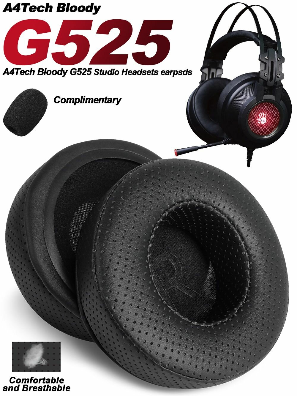 Амбушюры A4Tech Bloody G525 для наушников