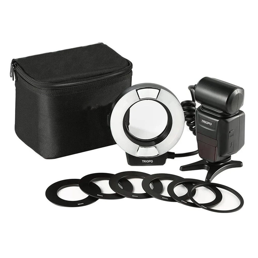 TRIOPO TR-15EX LED кольцевая вспышка для Canon и Nikon For Canon