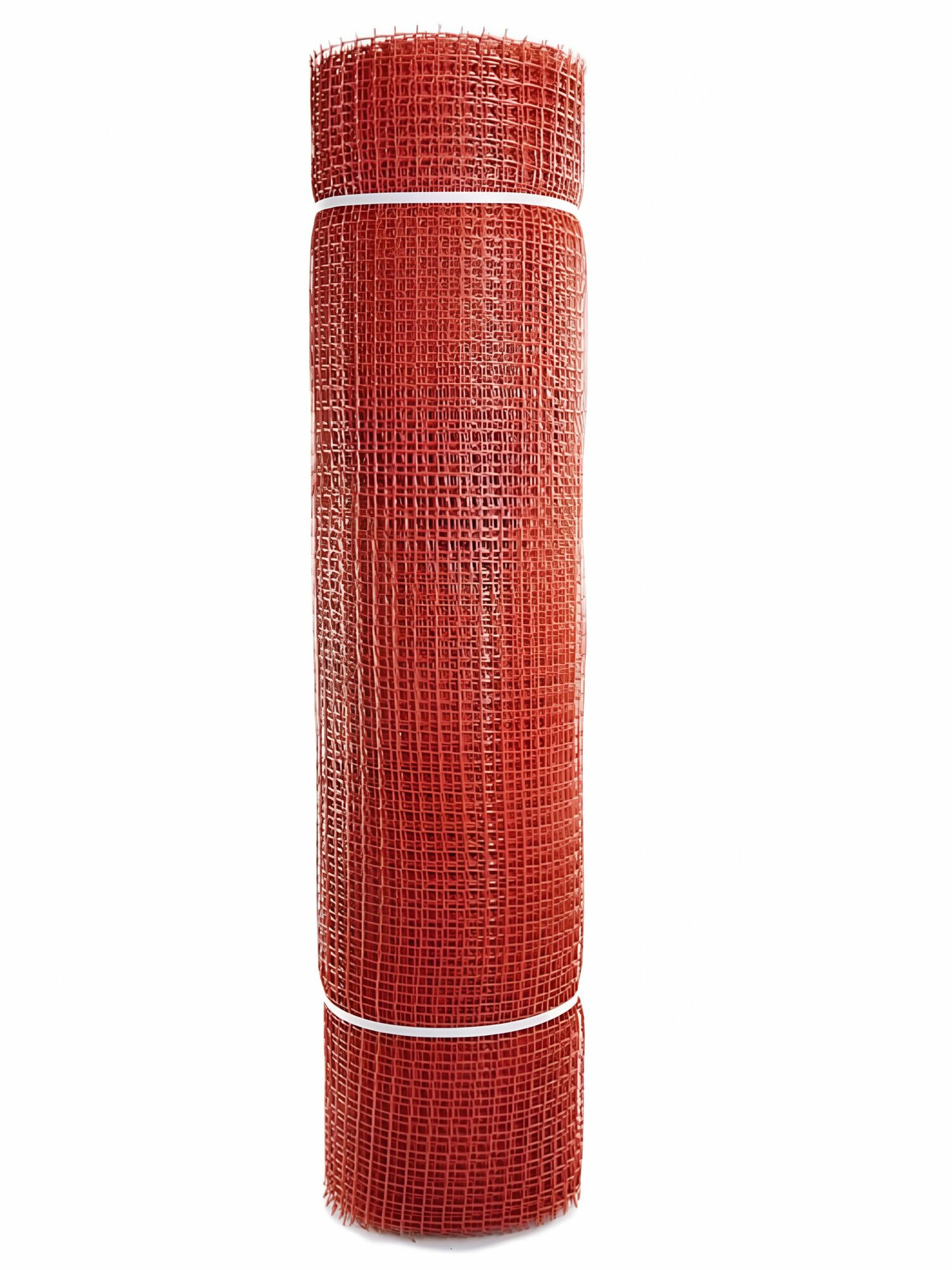 Сетка садовая пластмасса, ячейка 15 х 15 мм, квадратная, 100х2000 см, красная, Зеленый Луг, Удачная