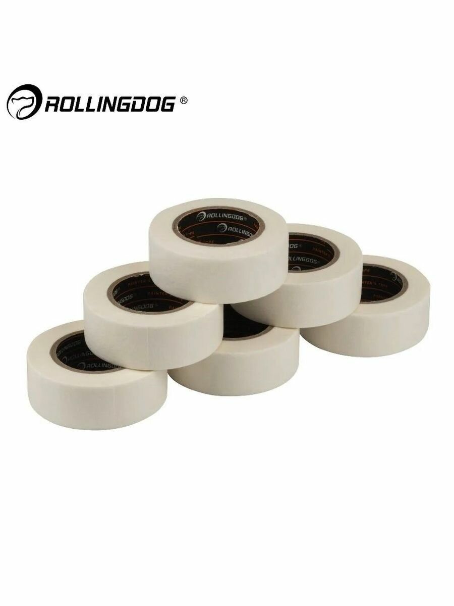 Малярная лента Rollingdog Masking Tape 24мм x 18м (набор 6 шт.), арт.80846