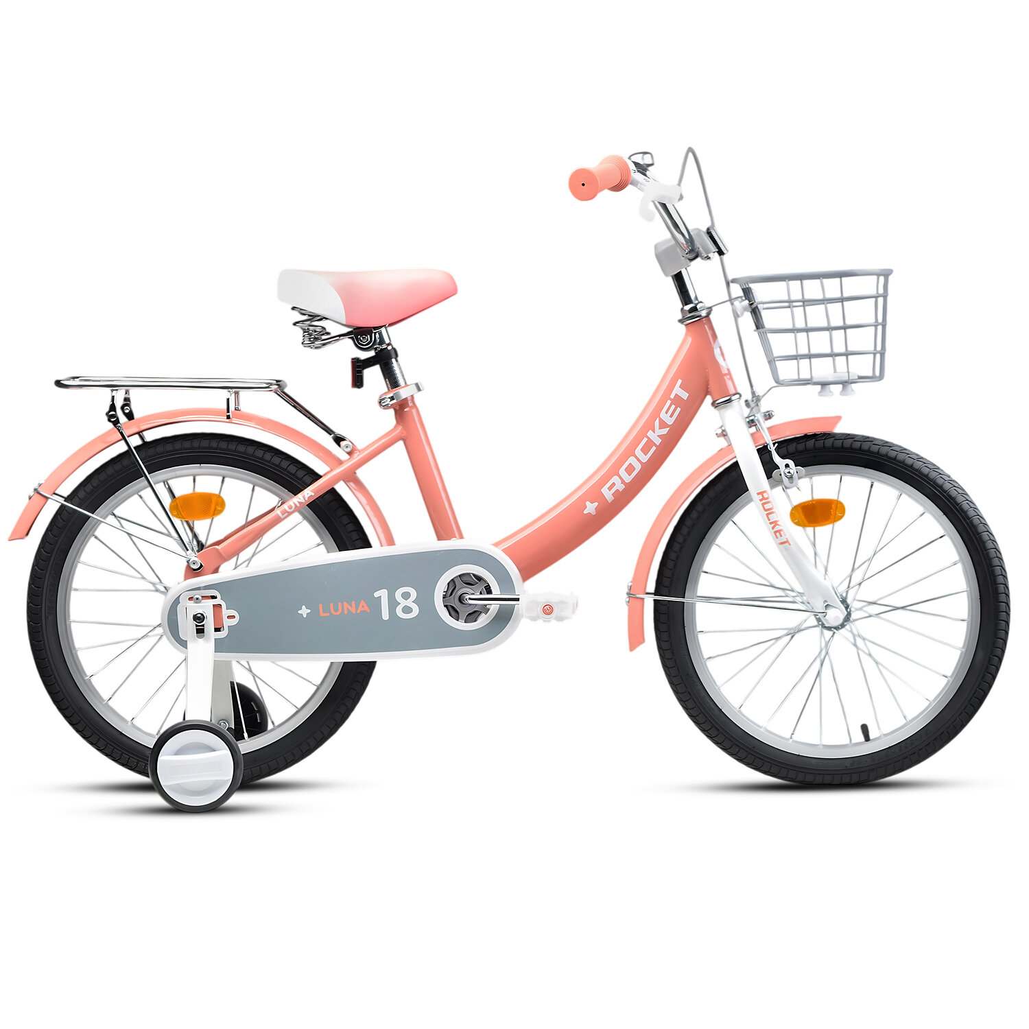 Велосипед Rocket "Luna", розовый, 18", диаметр колес 18 дюймов