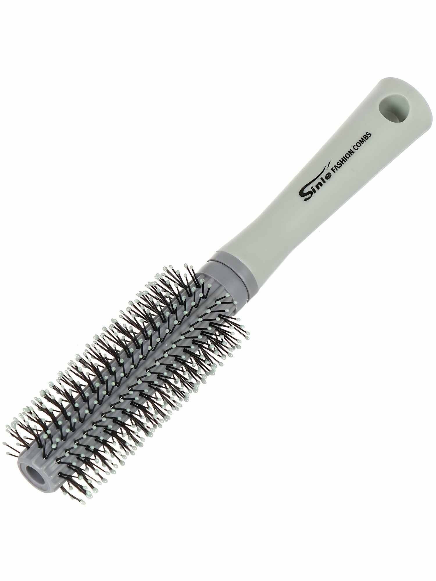 Расческа брашинг, 23.4х7.3 см, пластик, круглая, Y822-046