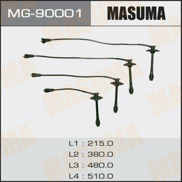 Комплект проводов высоковольтных MASUMA MG-90001 Toyota Avensis 09, 97-10, 00, Camry 2.2 11, 00-11, 01, Rav4 I 12, 97-06, 00