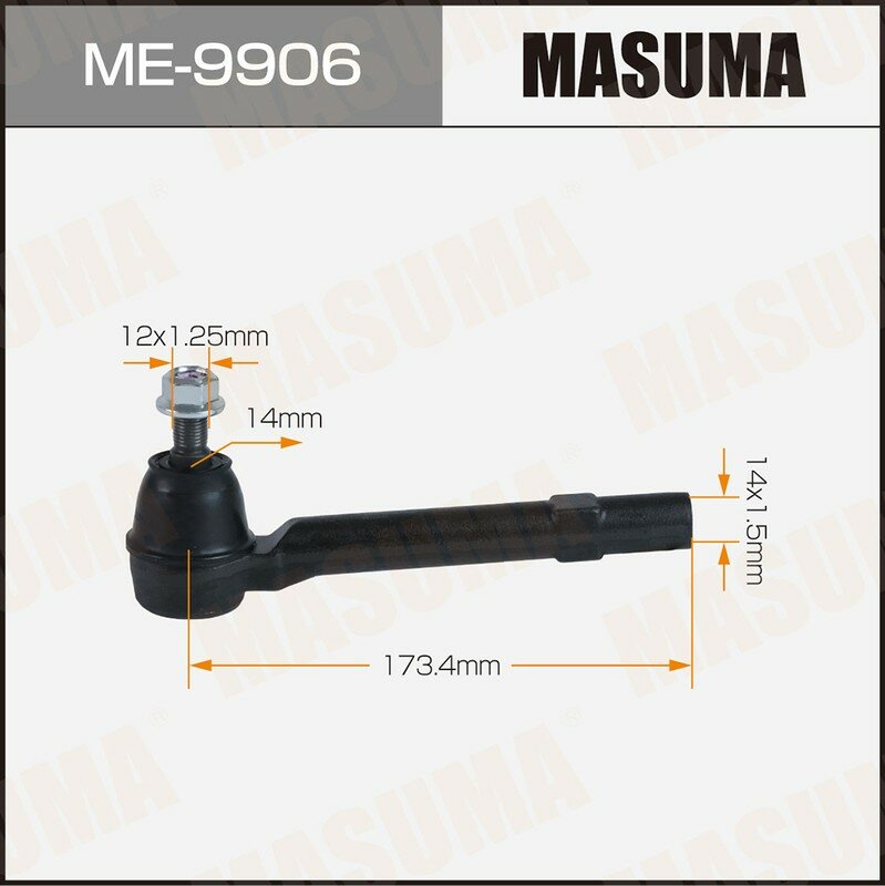 Наконечник рулевой тяги MASUMA ME-9906 Mazda Cx-9