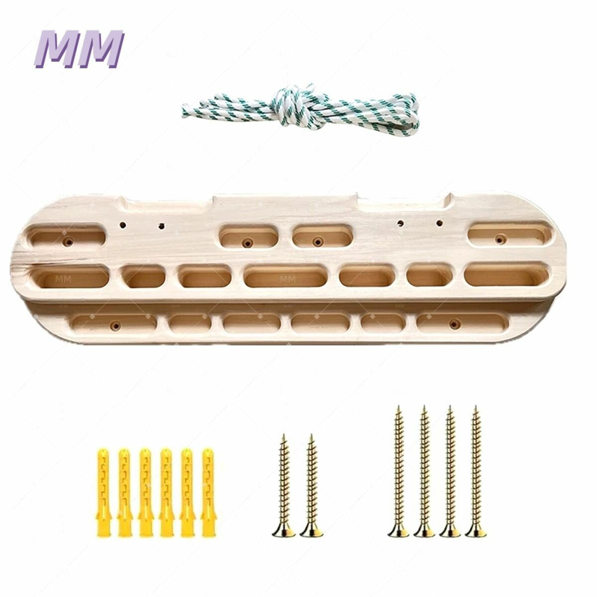 Тренажер для укрепления хвата на скалодроме Pull-Up Rock Climbing Board Grip Strengthener Prep Arm Trainer