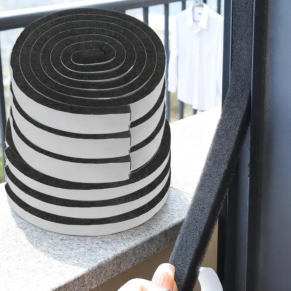 Самоклеящаяся уплотнительная лента для дверей и окон, 1 шт. (утепление, шумоизоляция)