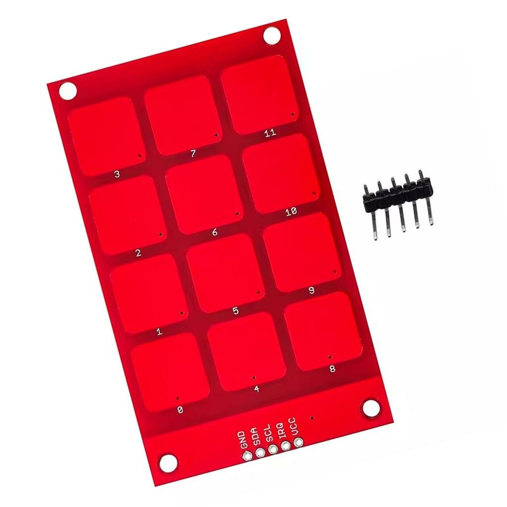 Модуль емкостного сенсора MPR121, 12 клавиш