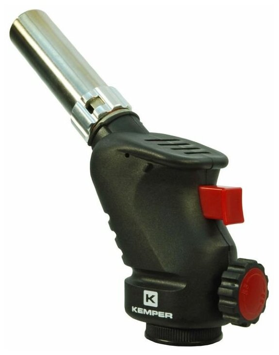 Лампа паяльная газовая KEMPER 1060 (для резьб. бал, п/поджиг, сист. подогр. газа, регул. под. воздуха) Италия